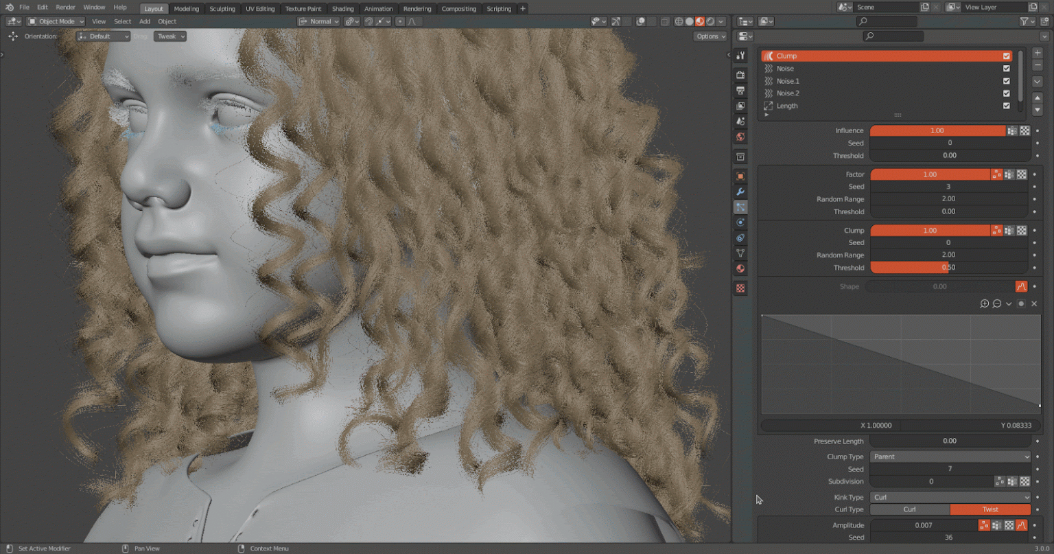 Blender Addon | 3D Hair Brush - Support New Hair System | Vfx Grace ...