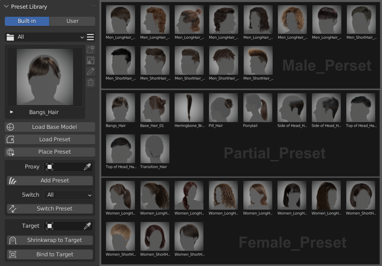 Blender Addon | 3d Hair Brush V3.1 - Modifier | VFX Grace