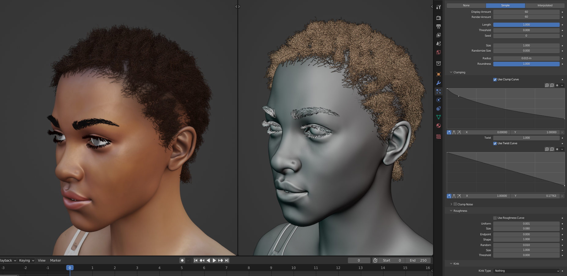 Stylized Braid Sharing 【Blender】 | VFX Grace