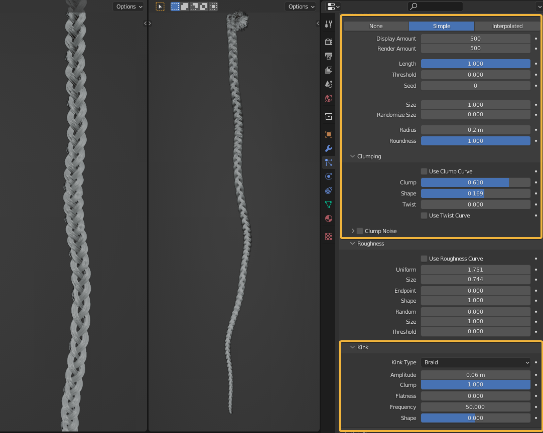 Stylized Braid Sharing 【Blender】 | VFX Grace