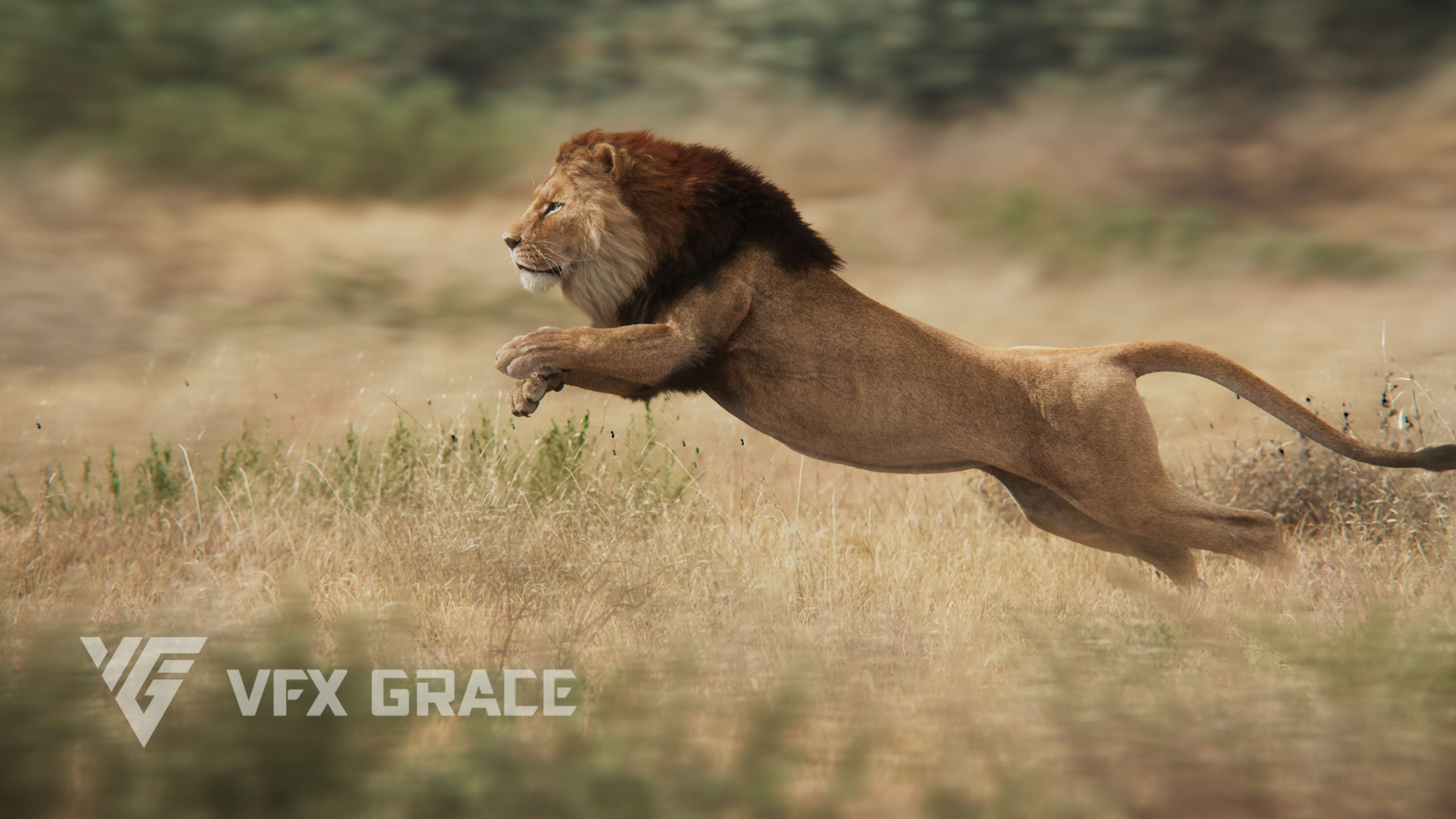 Male Lion Model - Unreal Engine Character Asset | VFX Grace