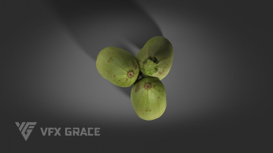 Squash 001 | Food Model | VFX Grace