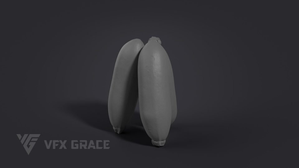 Squash 001 | Food Model | VFX Grace