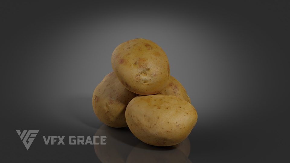 Potato 001 | Food Model | VFX Grace