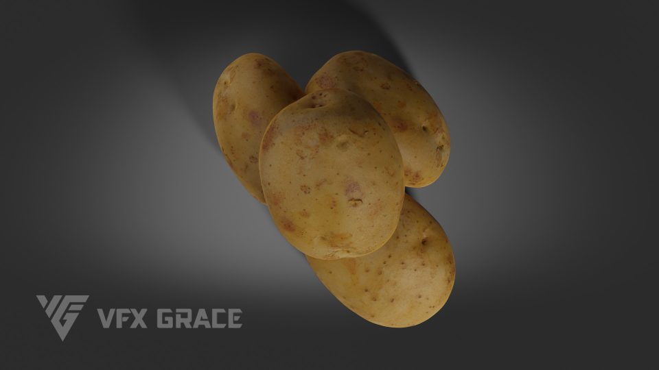 Potato 001 | Food Model | VFX Grace