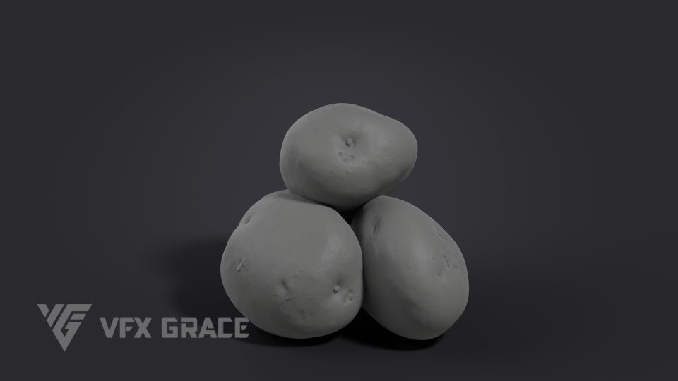 Potato 001 | Food Model | VFX Grace