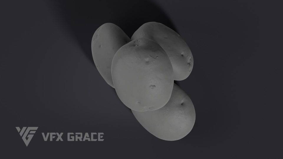 Potato 001 | Food Model | VFX Grace