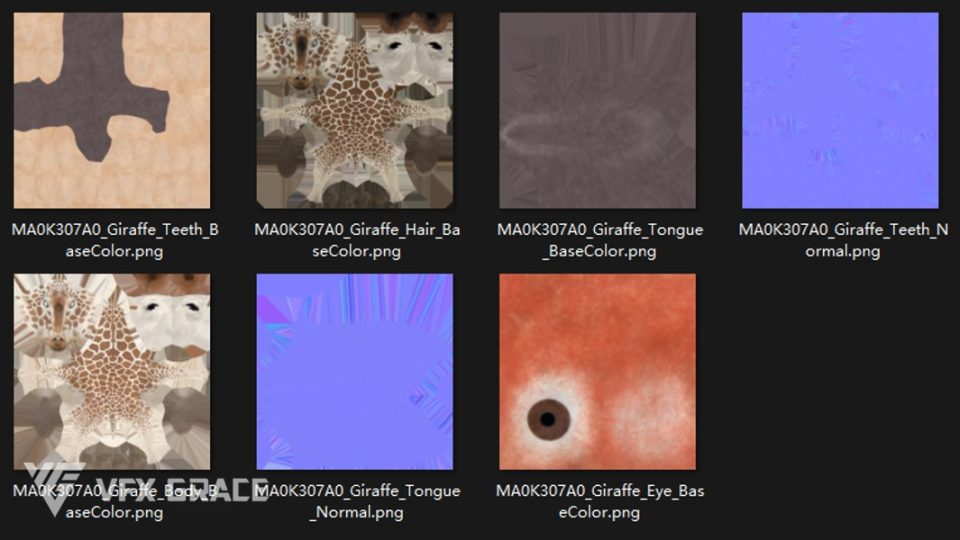 Giraffe Rig - MAYA Character Asset | VFX Grace