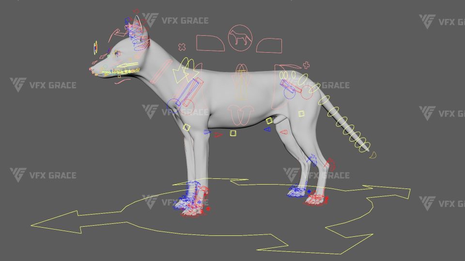 Red Fox - MAYA Character Asset | VFX Grace