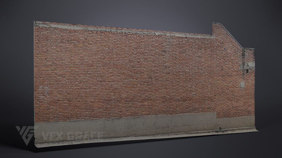 Brick wall 002 | Wall Model | VFX Grace