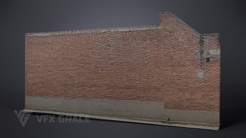 Brick wall 002 | Wall Model | VFX Grace