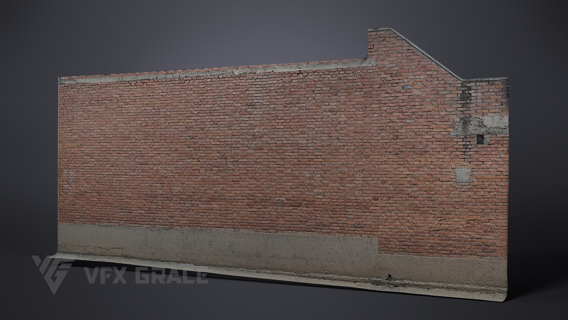 Brick Wall 002 Wall Model VFX Grace Brick Wall 002 Wall Model VFX Grace