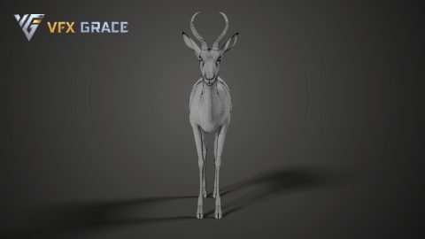 Springbok Animated - UE Character Asset | VFX Grace