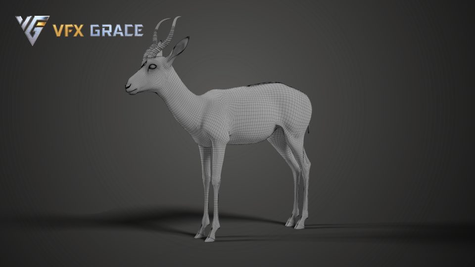 Springbok Animated - UE Character Asset | VFX Grace