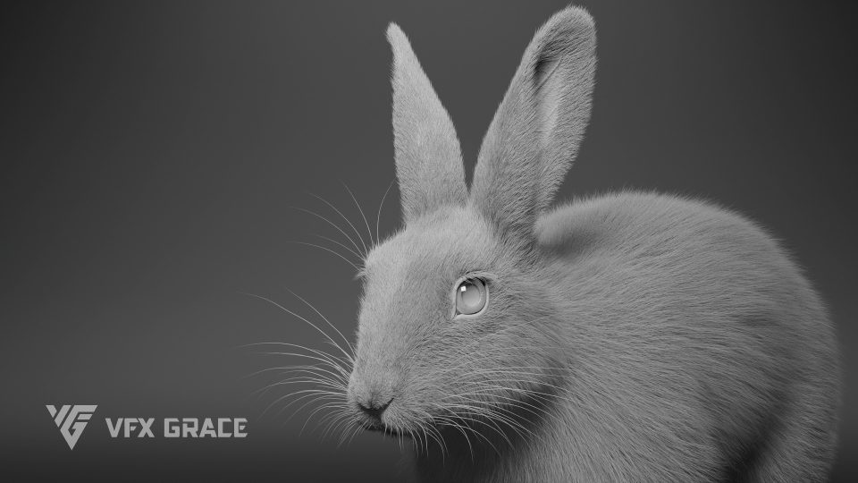 White Rabbit Animated - MAYA Character Asset | VFX Grace