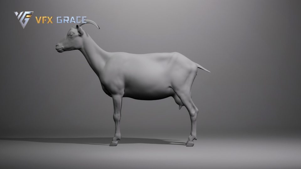 Goat02 - UE Character Asset | VFX Grace