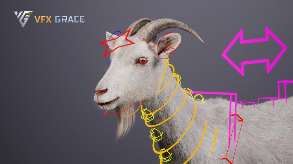 Goat02 - UE Character Asset | VFX Grace